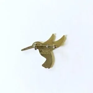 Wm Spears | Jewelry | Vintage Wm Spears Canada Enamel Hummingbird Bird ...